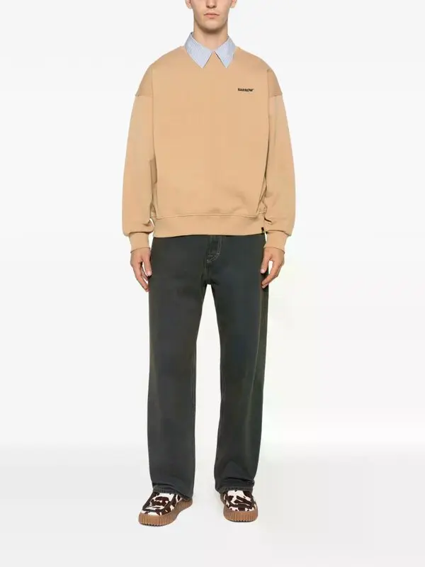 BARROW Logo Detail Long-sleeve Sweatshirt