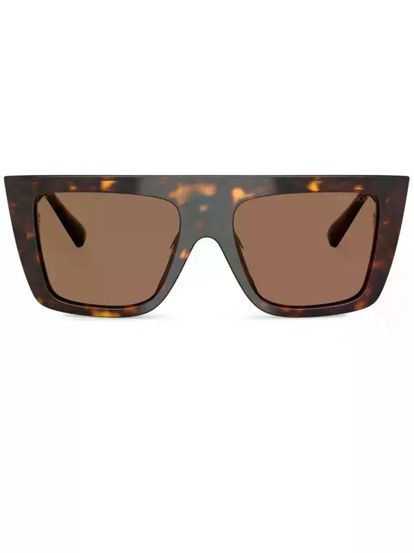 JIMMY CHOO Square-frame Sunglasses - Brown