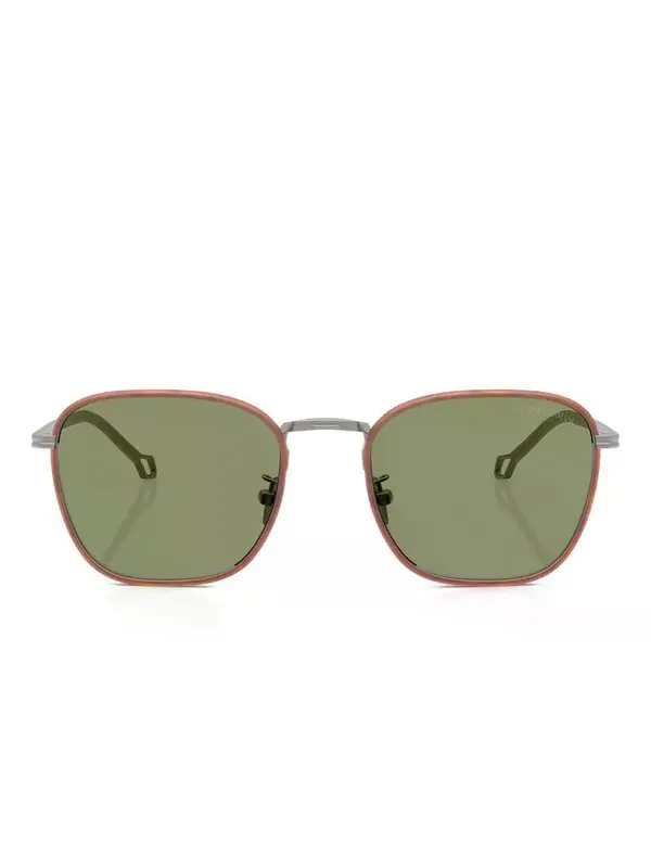 Giorgio Armani Matte Square Sunglasses - Grey