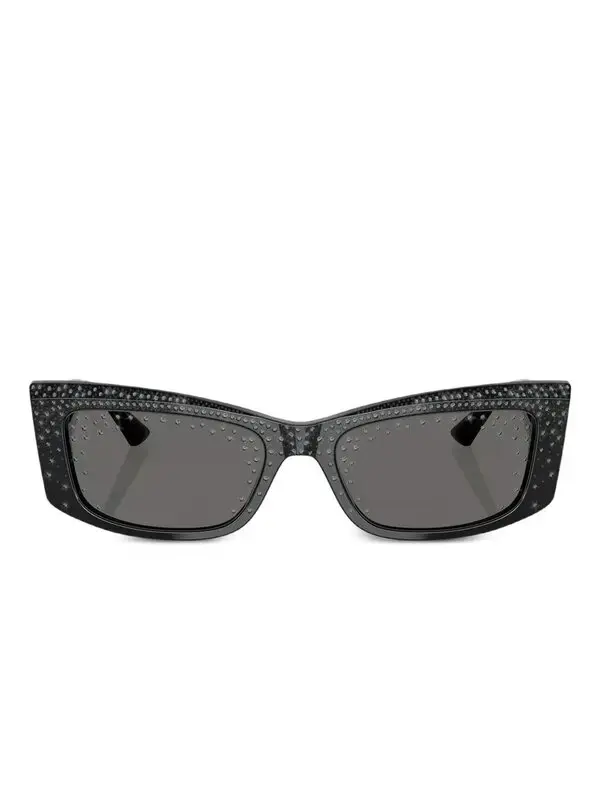 JIMMY CHOO Rectangular-frame Sunglasses