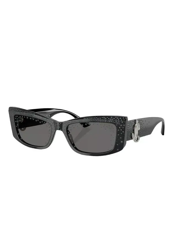 JIMMY CHOO Rectangular-frame Sunglasses