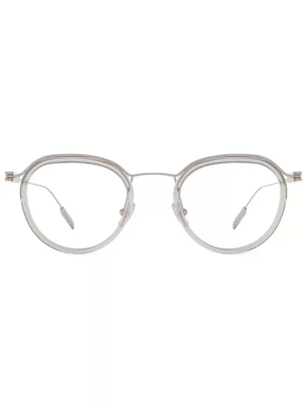 Zegna Round Frame Glasses - Grey