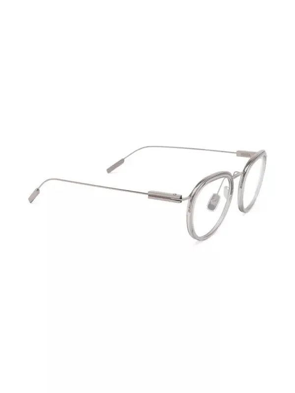 Zegna Round Frame Glasses
