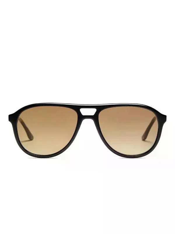 PETER AND MAY Aria Nocturne Navigator-frame Sunglasses - Black