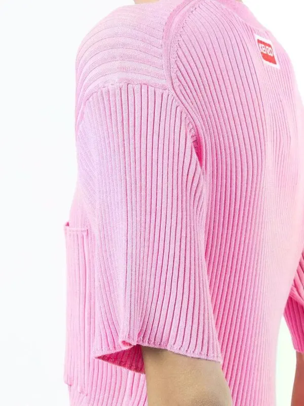 Kenzo Logo-patch Ribbed Top
