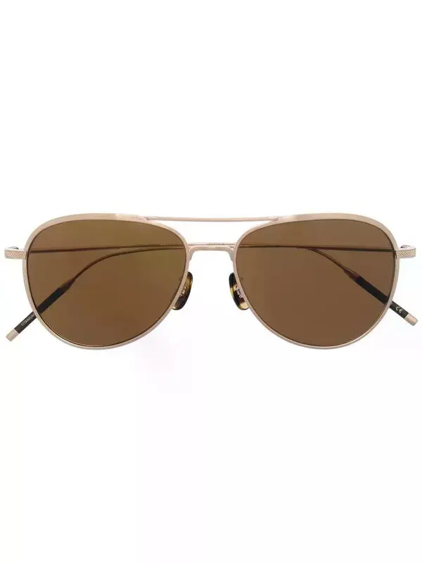 Oliver Spencer Tk-2 Pilot-frame Sunglasses - Gold