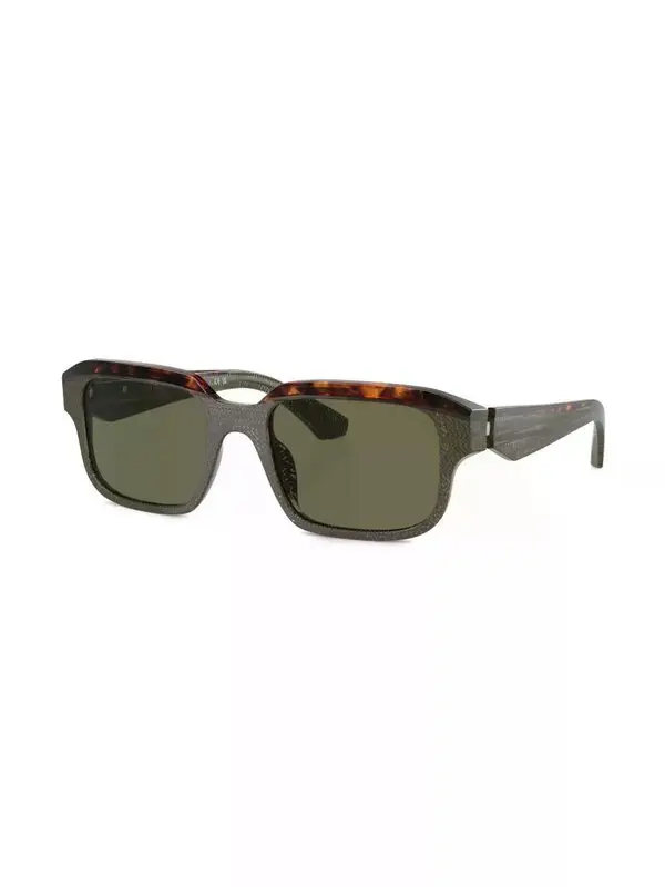 ALAIN MIKLI Graphic-print Rectangle Sunglasses