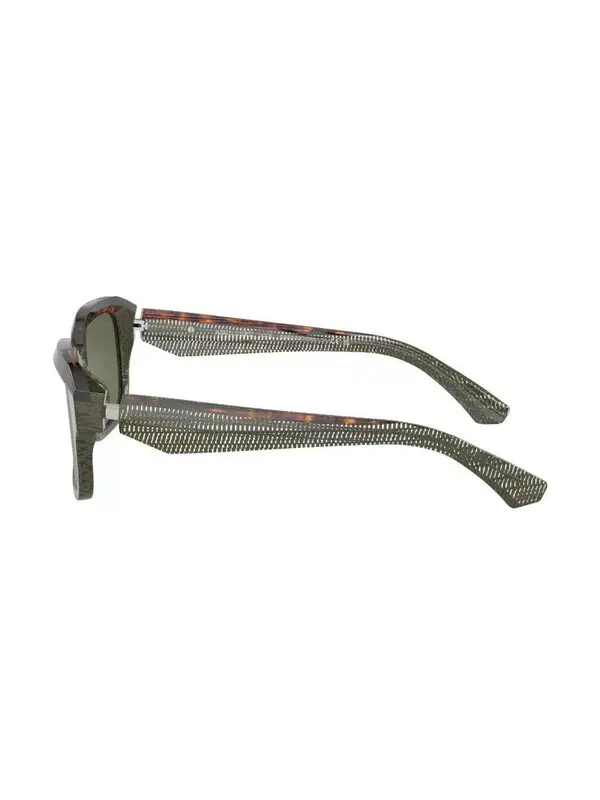 ALAIN MIKLI Graphic-print Rectangle Sunglasses