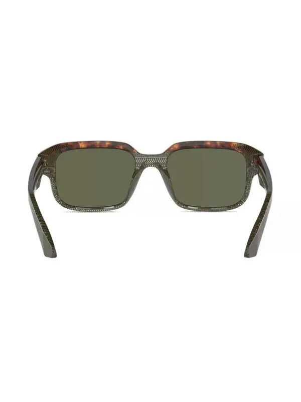 ALAIN MIKLI Graphic-print Rectangle Sunglasses