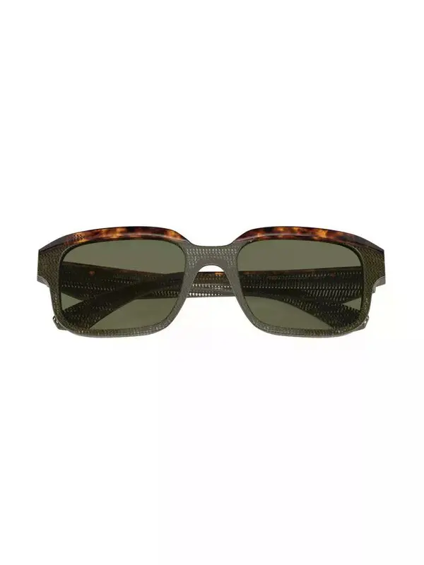 ALAIN MIKLI Graphic-print Rectangle Sunglasses