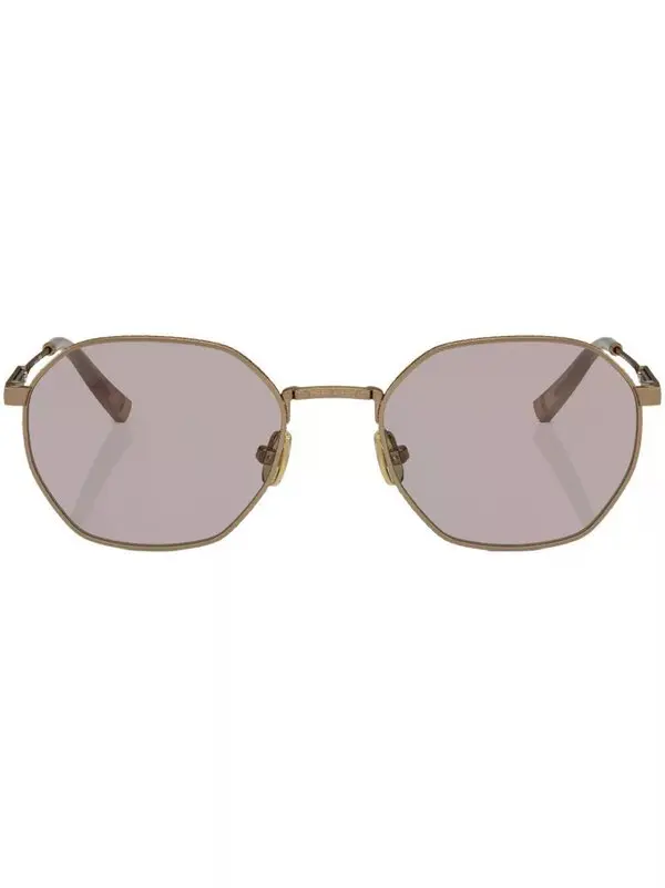 Brunello Cucinelli Hexagonal Sunglasses