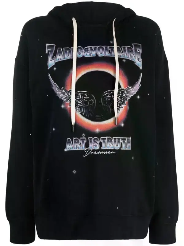 Zadig&Voltaire Logo-print Hoodie - Black