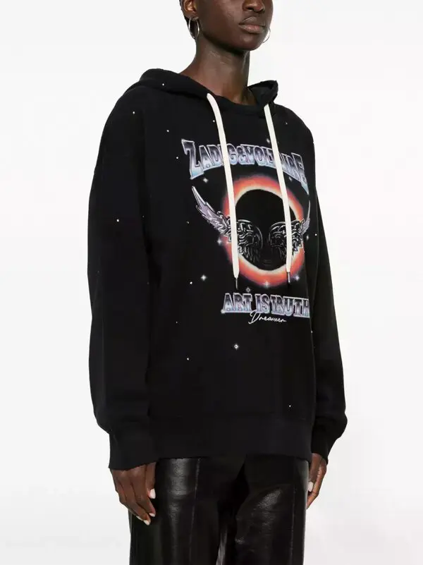 Zadig&Voltaire Elisio Organic Cotton Blend Hoodie