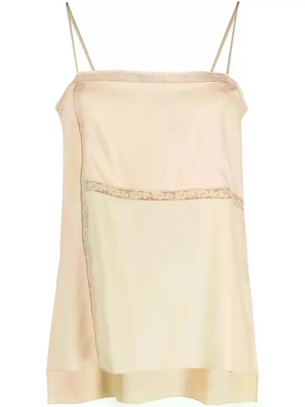Chloé Lace-trim High-low Camisole