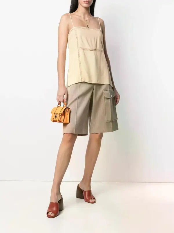 Chloé Lace-trim High-low Camisole