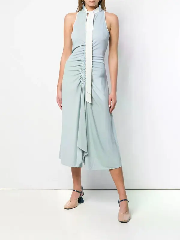 SSHEENA Ruched Midi Dress