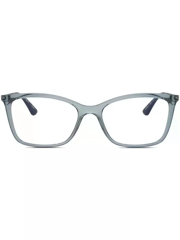 VOGUE EYEWEAR Logo-engraved Square-frame Glasses - Blue