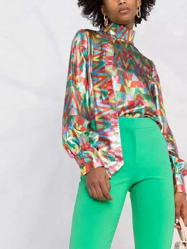 Valentino Garavani Graphic-print Blouse