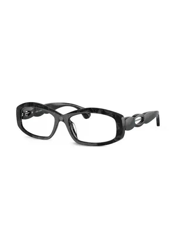 ALAIN MIKLI Rectangle-frame Sunglasses