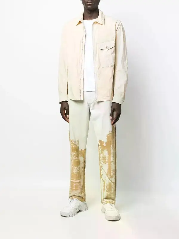 TEN C Cotton Lightweight Jacket With Pocket