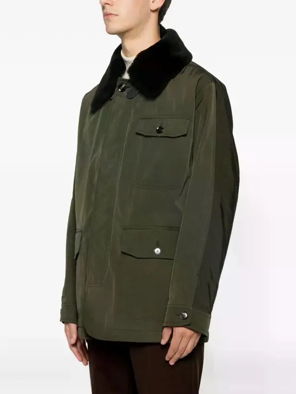 Brioni Fur-collar Field Jacket