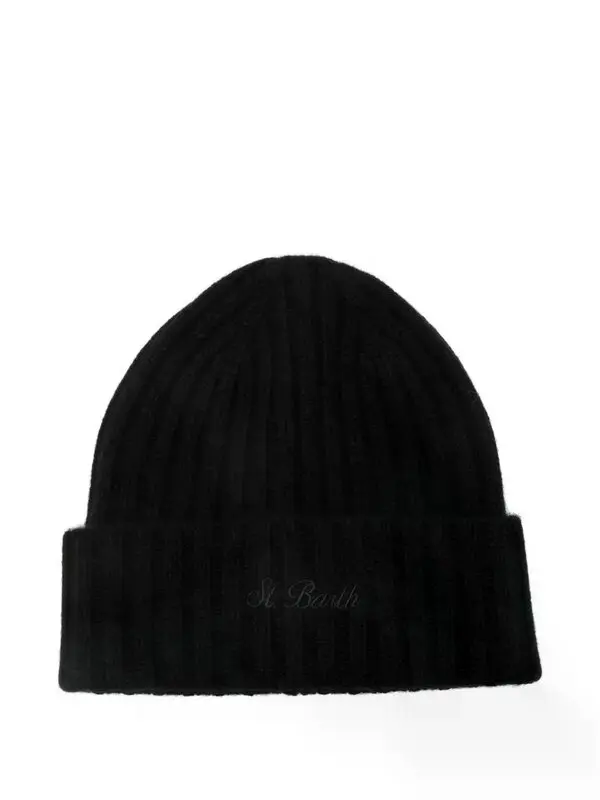 MC2 SAINT BARTH Cashmere Beanie - Black