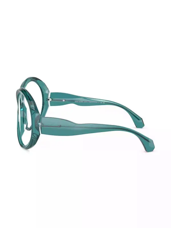 ALAIN MIKLI Round Frame Eyeglasses
