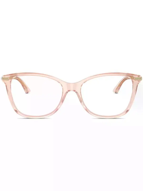 JIMMY CHOO Square-frame Glasses - Pink