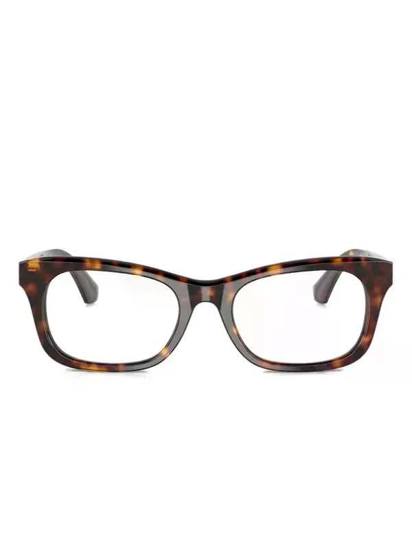 Burberry Square-frame Glasses - Brown