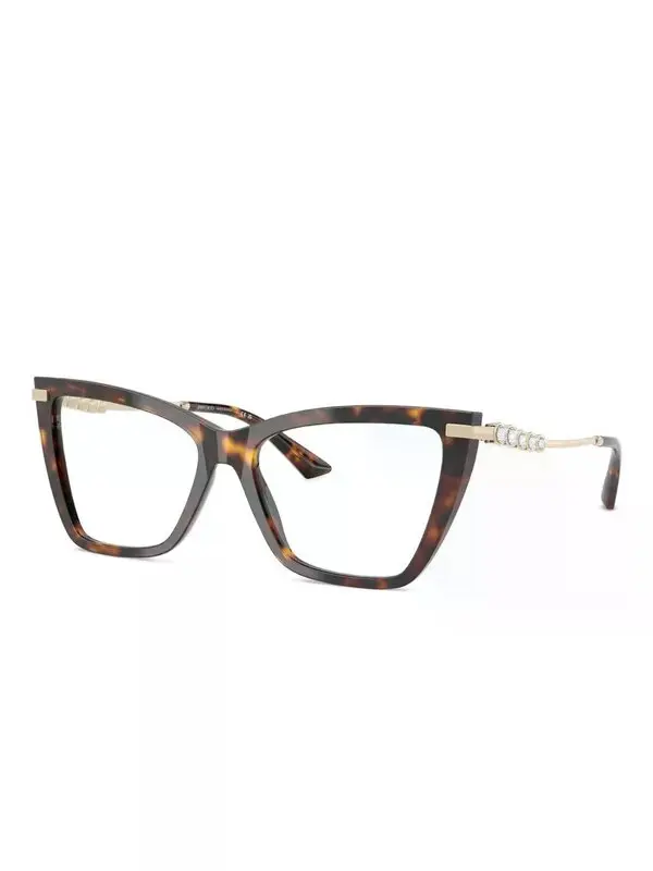 JIMMY CHOO Crystal-embellished Glasses