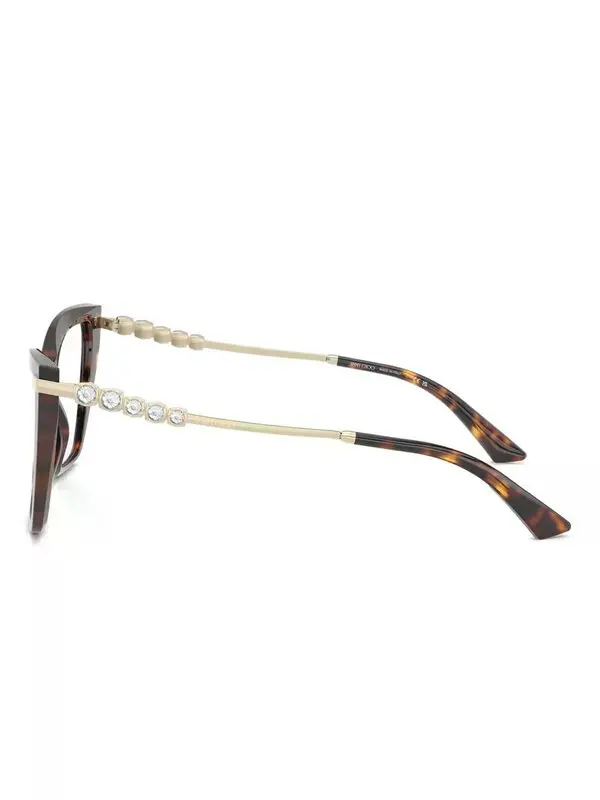 JIMMY CHOO Crystal-embellished Glasses