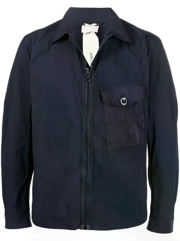 TEN C Zip-up Pocket Shirt Jacket