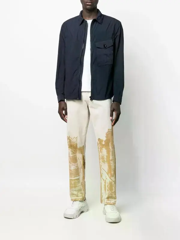 TEN C Zip-up Pocket Shirt Jacket