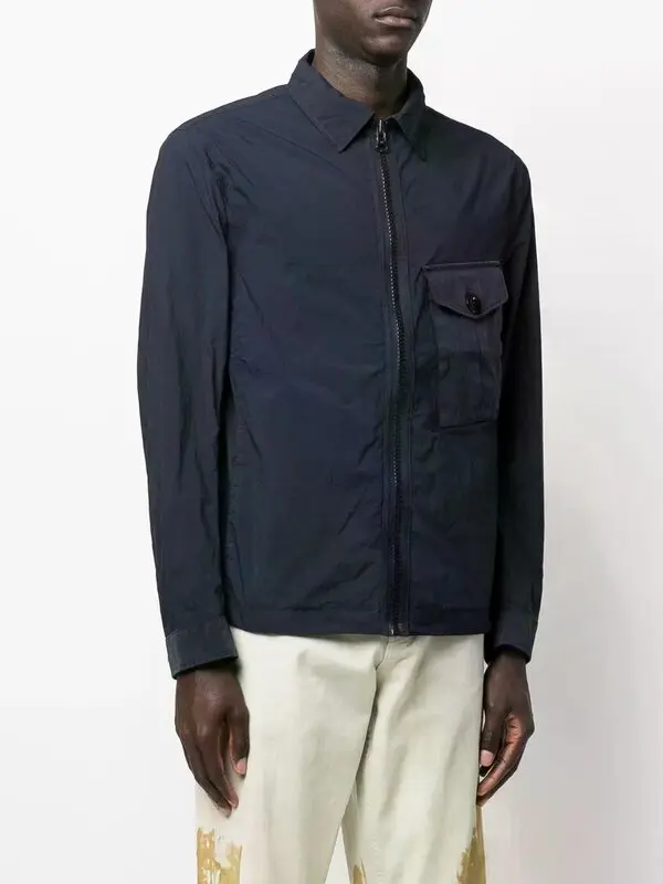 TEN C Zip-up Pocket Shirt Jacket