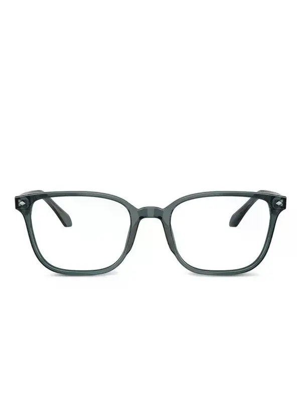 Giorgio Armani Square-frame Eyeglasses - Grey