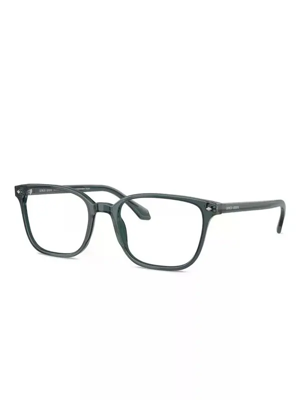 Giorgio Armani Square-frame Eyeglasses - Grey