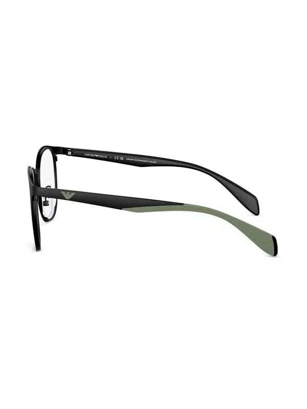 Emporio Armani Round Frame Glasses