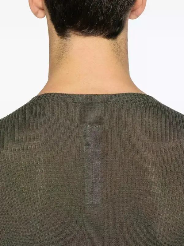 Rick Owens Ribbed Knit T-shirt