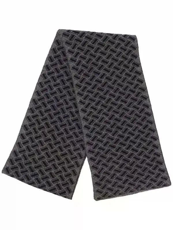 DRUMOHR Razor Blade Knitted Scarf - Grey