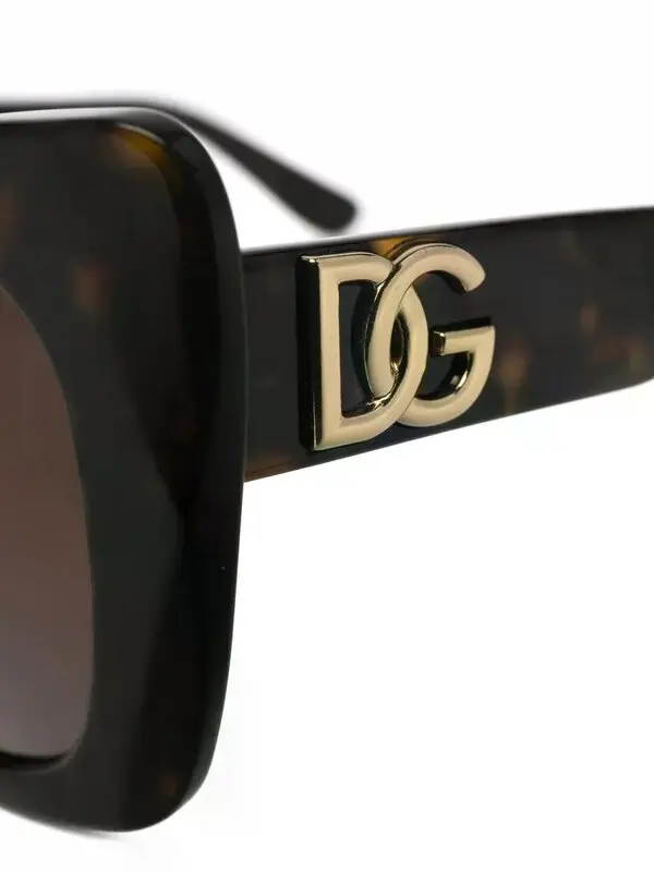 Dolce & Gabbana Logo-embellished Cat-eye Sunglasses
