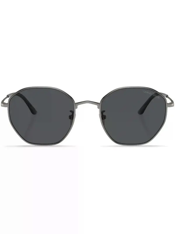 Giorgio Armani Geometric Sunglasses - Grey