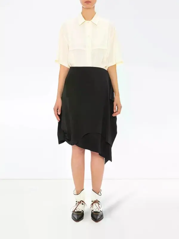 JW Anderson Gathered Asymmetric Skirt