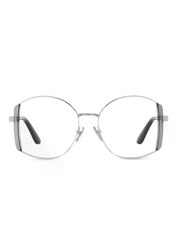 VOGUE EYEWEAR Geometric Frame Eyeglasses - Silver
