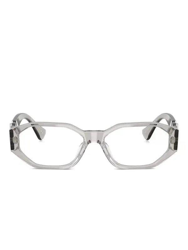 Versace Geometric Frame Glasses