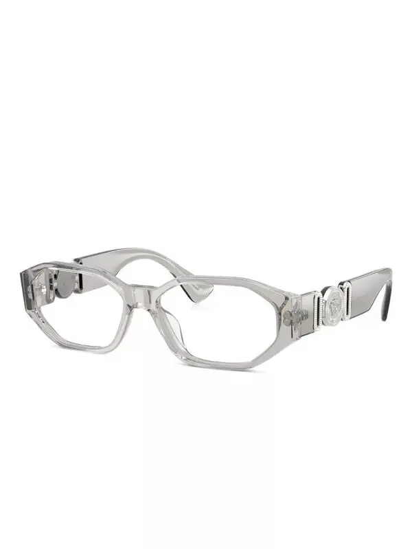 Versace Geometric Frame Glasses