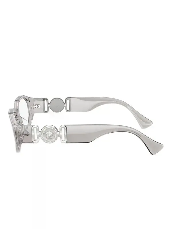 Versace Geometric Frame Glasses