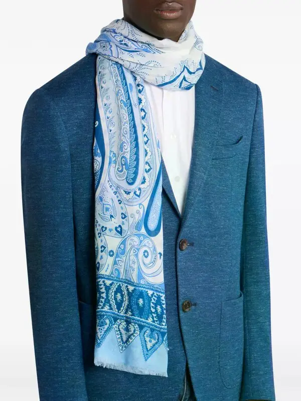 Etro Floral Paisley Scarf