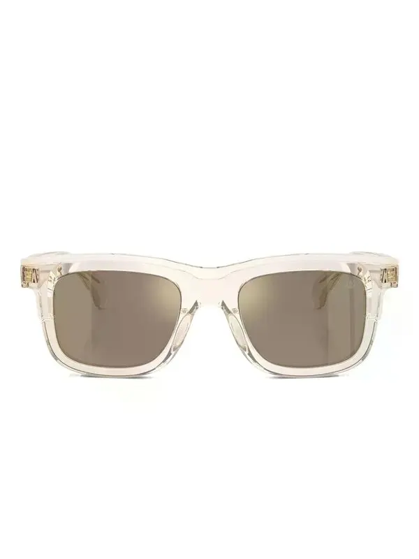 Moncler Square-frame Sunglasses - Neutrals