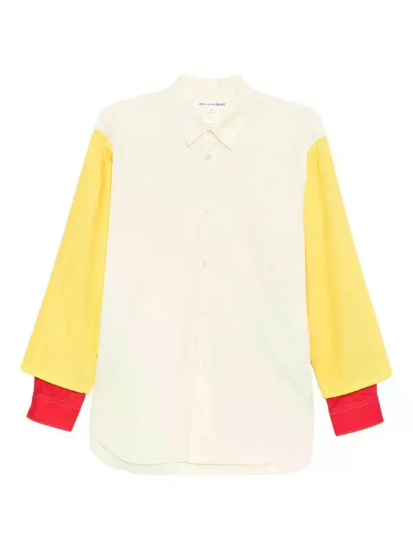 Comme Des Garçons Colour-block Pocket Shirt