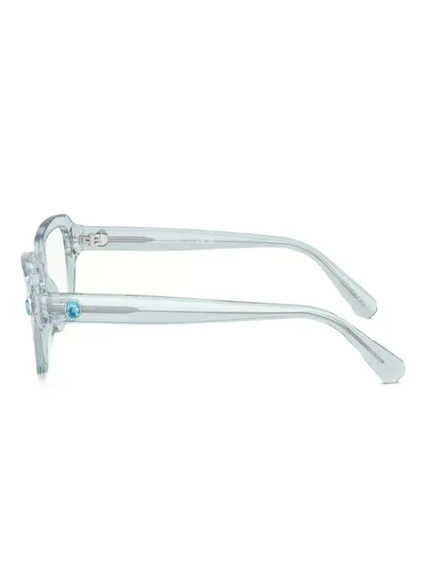 SWAROVSKI Crystal-embellished Square-frame Eyeglasses